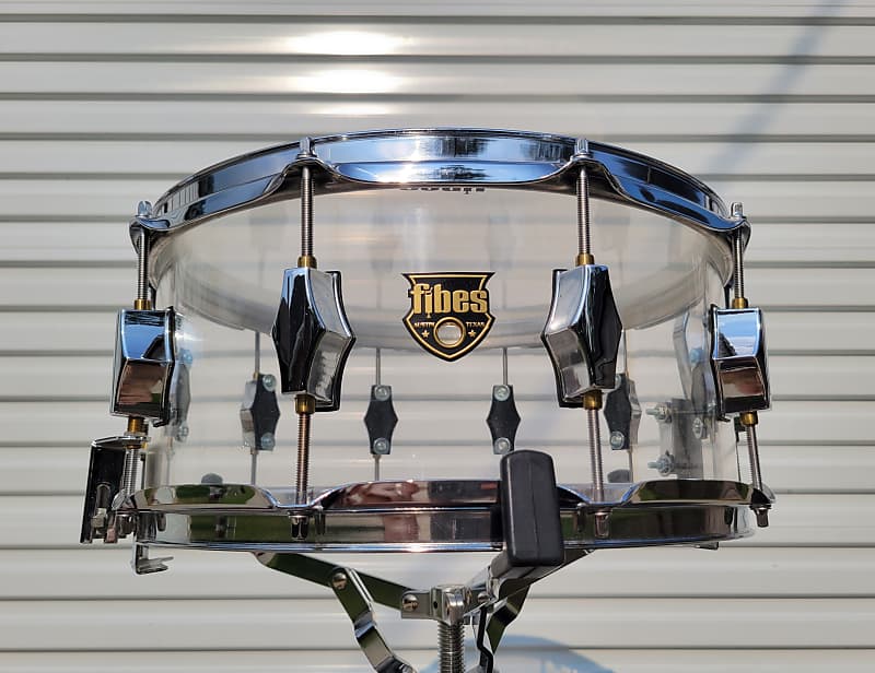 Fibes Austin Era 14x6.5 Clear Acrylic Snare Drum (C003-56) | Reverb