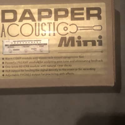 Valeton Dapper Acoustic Mini Effects Strip MES-4 - Gold | Reverb