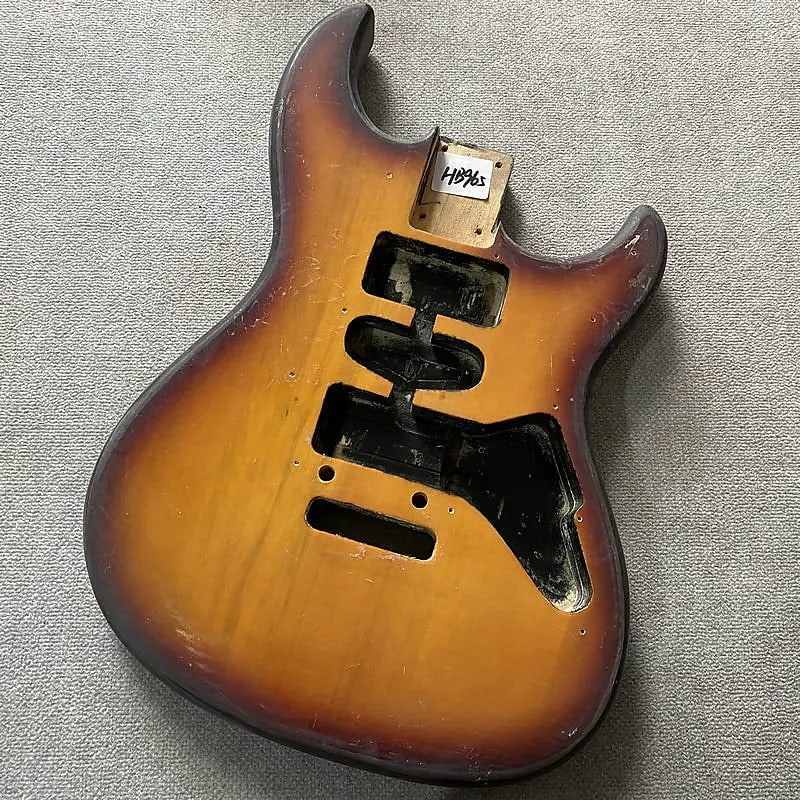 HSH Guitar Cherry Burst Stratocaster Strat Style Body | Reverb