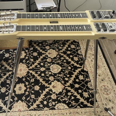 Fender Stringmaster Lap Steel MK2 D6 1955 - Antique White | Reverb