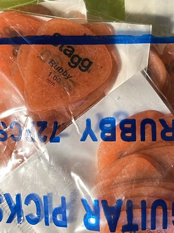 72 pcs (6/12packs) STAGG 1.00mm -Tangerine- *Derlin Guitar | Reverb
