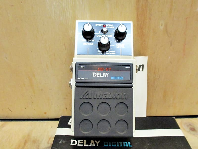 Unused 80s Vingtage Delay Maxon DD-01 Well Preserved | Reverb