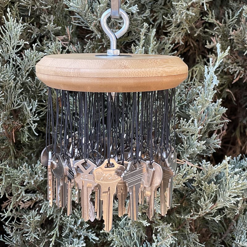 Upcycled Percussion - Key Chimes - Large - Silver Keys | Reverb