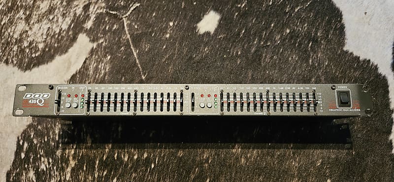 DOD SR430Q, Stereo 15 band equalizer EQ rack | Reverb