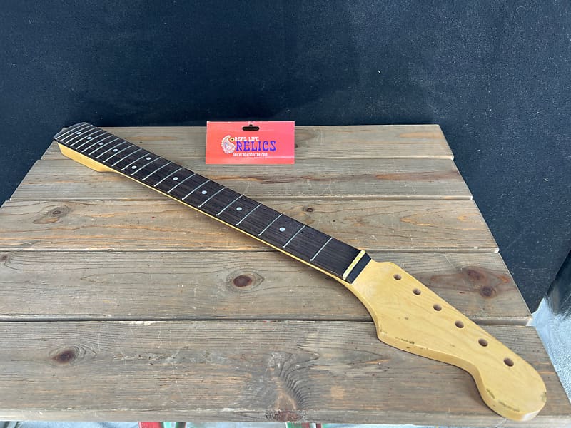 Real Life Relics Maple/Rosewood Strat® Style Neck RLR-SMR #3 | Reverb