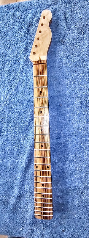 Telecaster Birdseye Neck Zebrawood Fret Board | Reverb