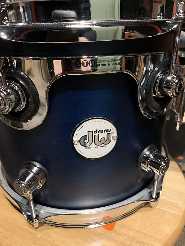 DW Design Series 10” Tom 2019 Midnight Blue Satin | Reverb