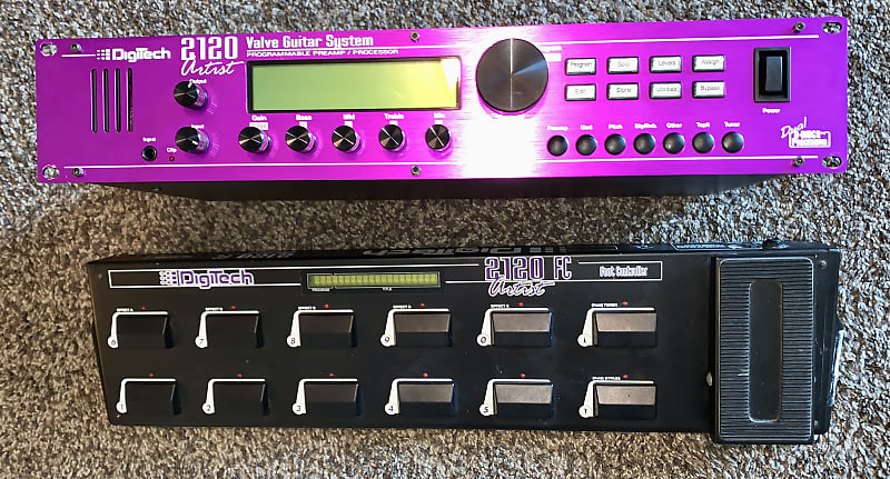 DigiTech 2120 artist purple guitar tube guitar processor | Reverb