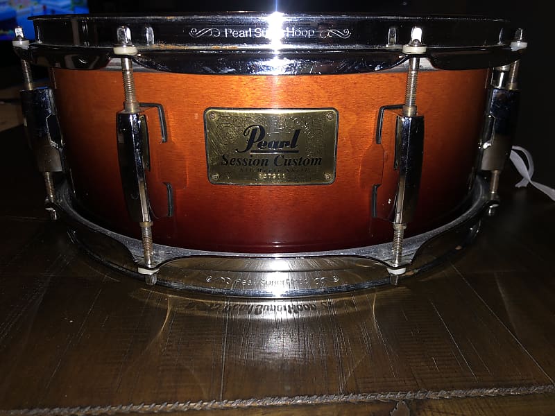 Pearl Session Custom 14”x8 lug snare 2000 - Vintage fade | Reverb