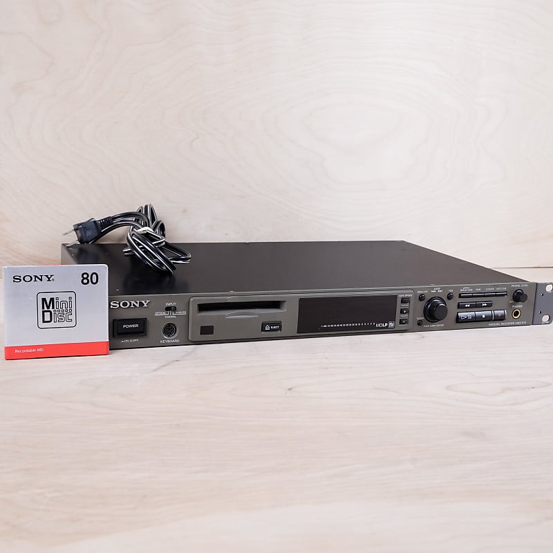 Sony MDS-10 Rackmount MiniDisc Recorder and Player 1U | Reverb Canada