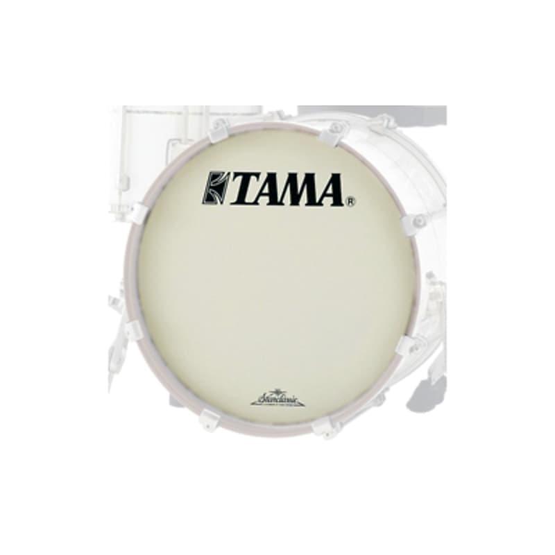 Tama Bass Drum Front Head CT22BMOT, 22", white, Starclassic | Reverb