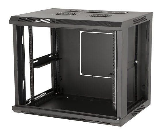 Gator Rackworks 12U, 17" Deep Fixed Wall Rack with Steel Door | Reverb