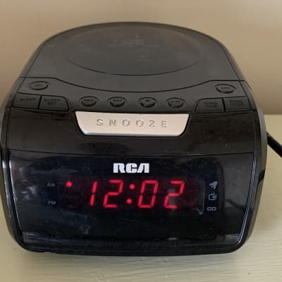 Vintage 1950's RCA Victor RHD27 AM Radio Alarm Clock; Tested | Reverb