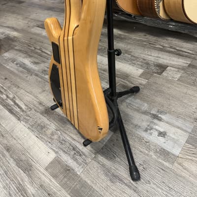 Shine electric bass guitar 5 string bass - Natural Racing | Reverb