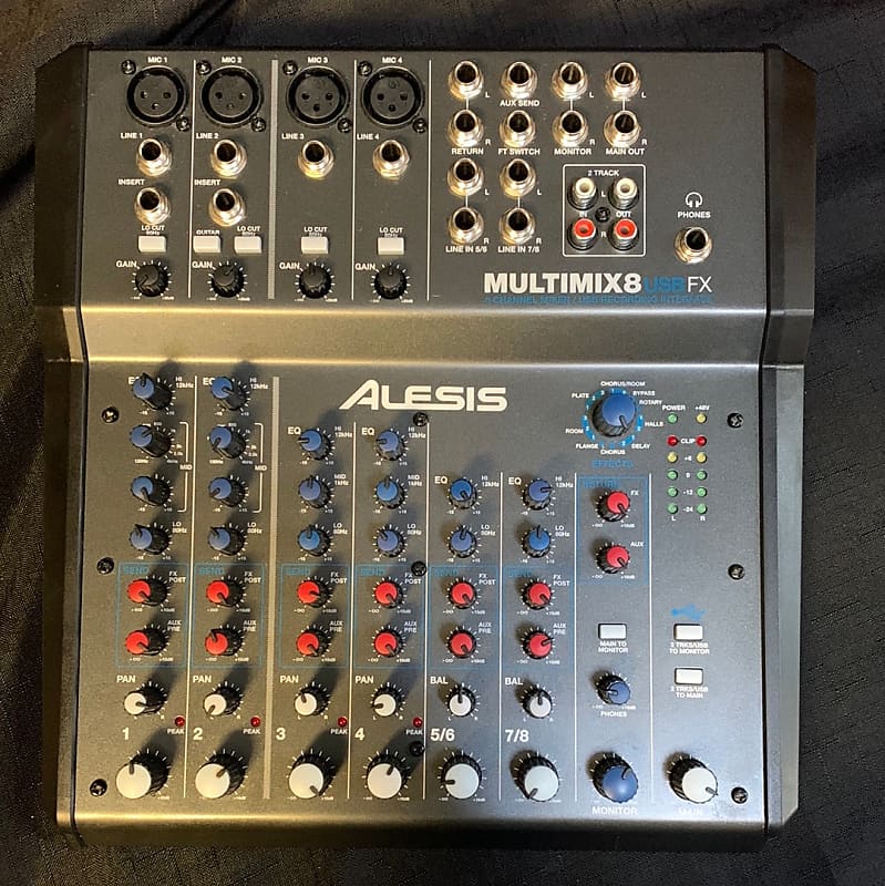 Used Alesis MultiMix 8USB FX Mixer 082722 | Reverb