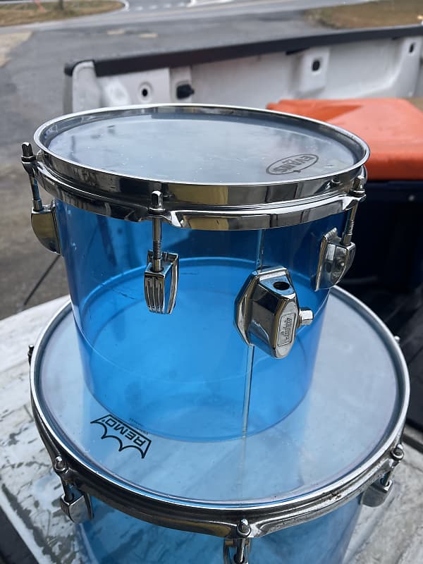 Ludwig Blue Vistalite 10 inch Tom | Reverb