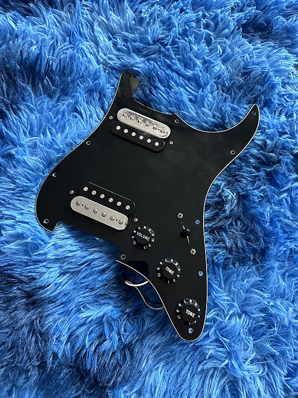 Fender HH Stratocaster Loaded Pickguard w/ Humbuckers Coil | Reverb
