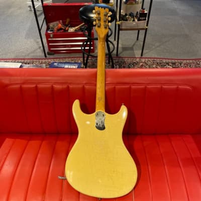 Mosrite 1966 The Ventures Model Mark V White (S/N:B1226) | Reverb