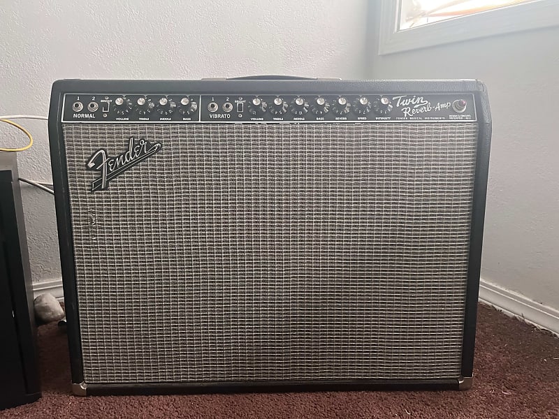 Fender 65 Twin Reverb Reissue 2x12 120v 2014 - Black | Reverb