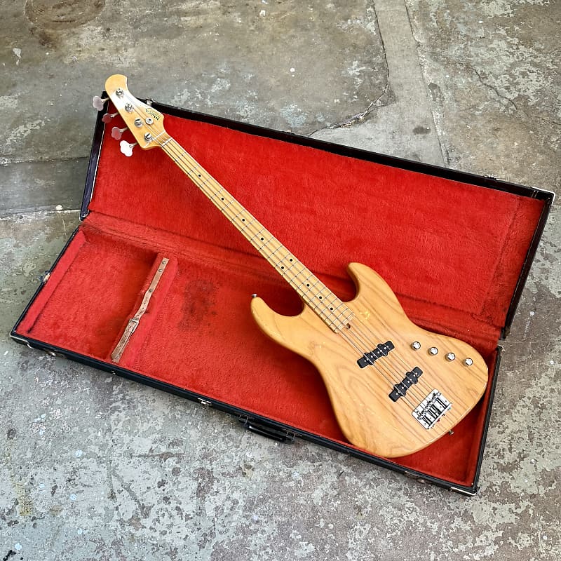 Moon Custom JJ4 Jazz Bass c 1980’s - Natural original | Reverb Canada