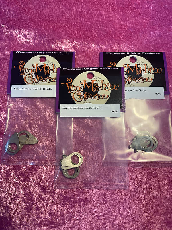 Montreux Nickel pointer washers aged | Reverb Canada