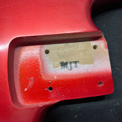 MJT Bass Body - Candy Apple Red | Reverb