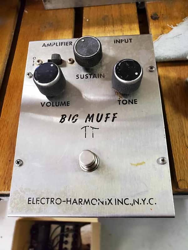 Vintage Guitar Pedal Big Muff Pi Fuzz 1975 (Triangle) | Reverb