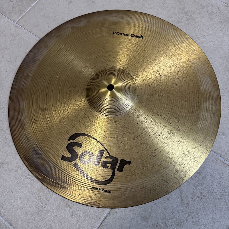 Sabian Solar 16” crash | Reverb
