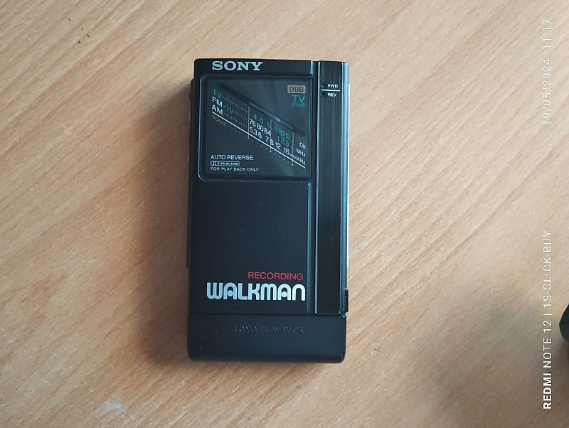 Sony WM F404 1988 - Sony radio Cassette Walkman WM F404 black | Reverb