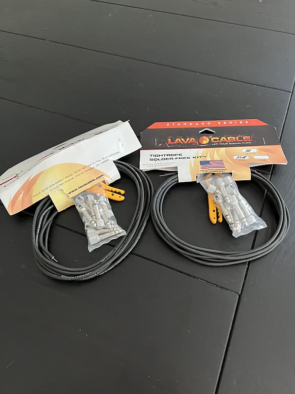 “New” 20 right angle Lava patch cable ends. 20’ Guitar | Reverb