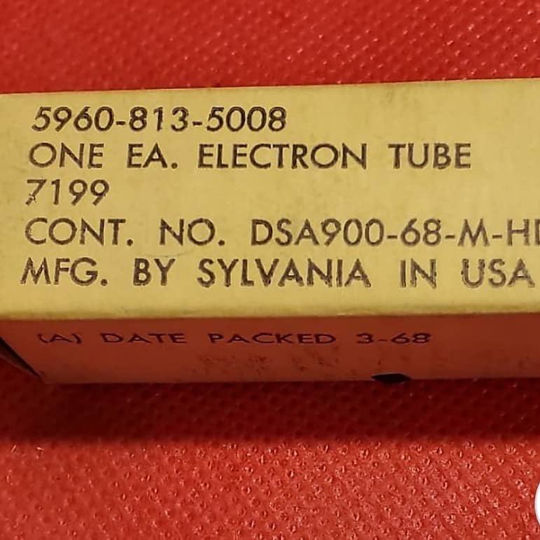 Sylvania 7199 1968 | Reverb