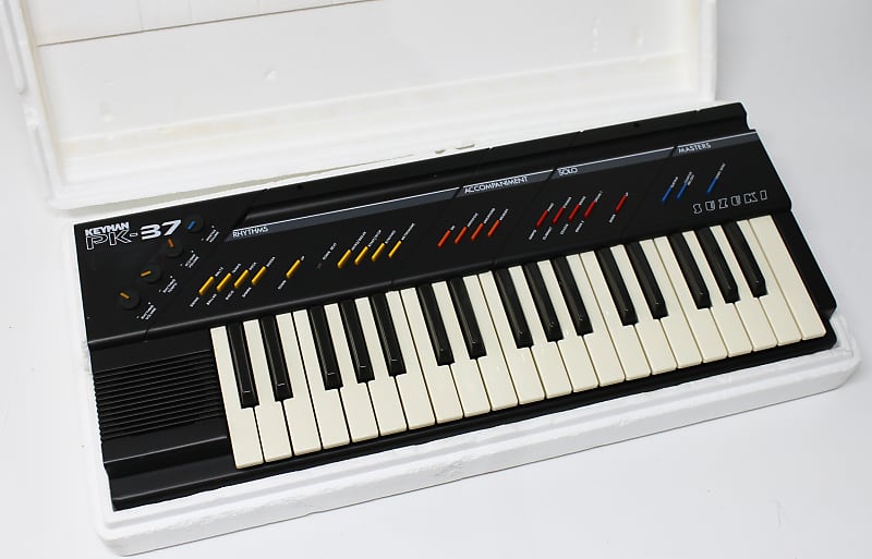 Vintage Suzuki Keyman PK 37 Analog Keyboard Synthesizer | Reverb