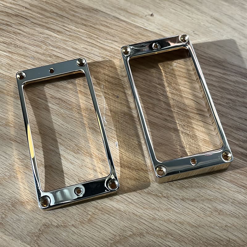 Gibson Les Paul Pickup Rings, curved and tapered - Gold | Reverb