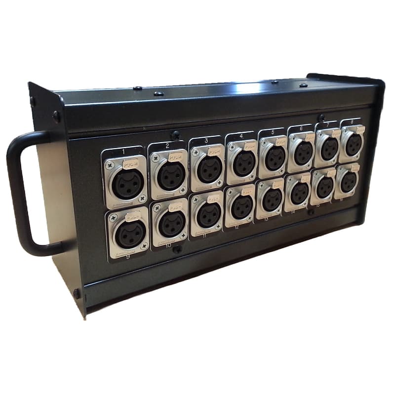 Redco 16-channel XLR/Dsub Combo Input Box with DB25 Female | Reverb