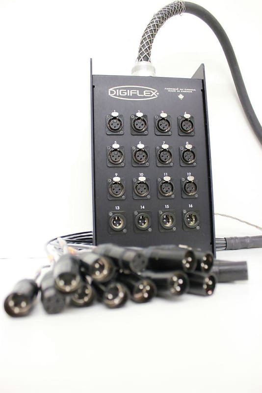 Digiflex DPR12-4X-150 150'ft feet 12 x XLR 4 x Return Snake | Reverb