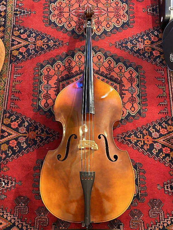 Lidl 3/4 Upright Bass 1990 - Violin Amber - With Bow | Reverb