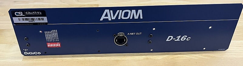 Aviom DiGiCo D-16c D-Rack Module | Reverb