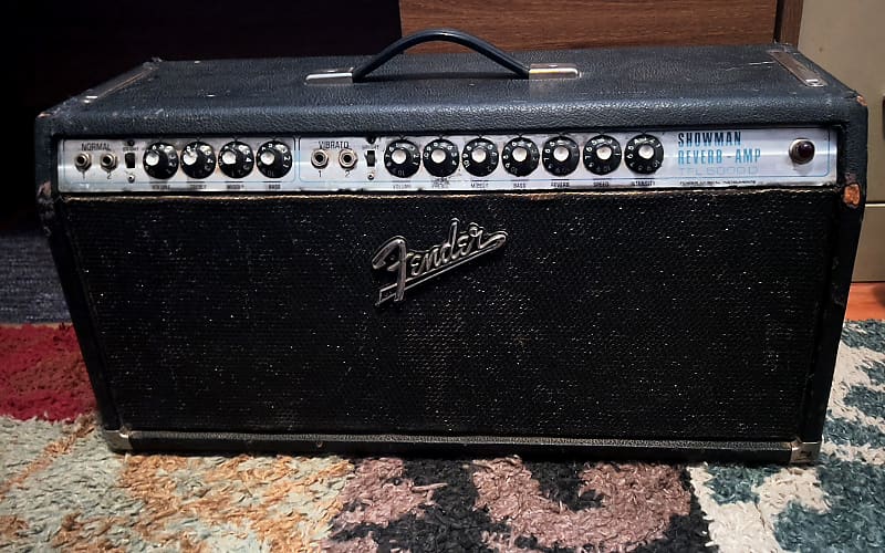 Rare Fender Showman Reverb Amp TFL 5000D 1967 Silver face | Reverb