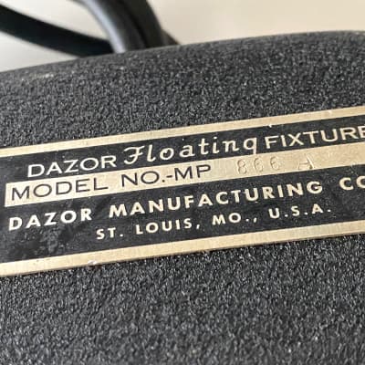 Vintage RARE 1950's Dazor Floating Arm Microphone Desk Stand | Reverb