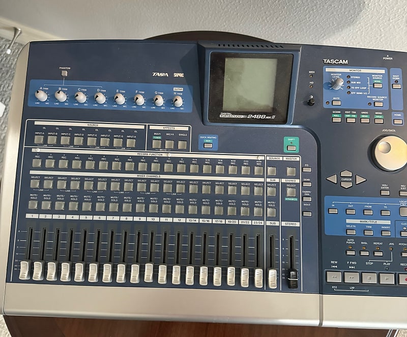 TASCAM 2488 MKII 2000s - Grey and Blue | Reverb