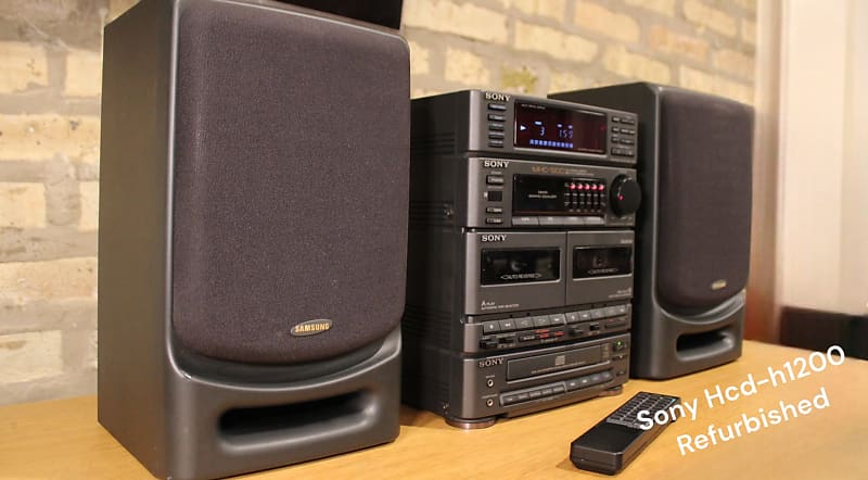 Sony Hcd-h1200 mini stereo system fully functional | Reverb