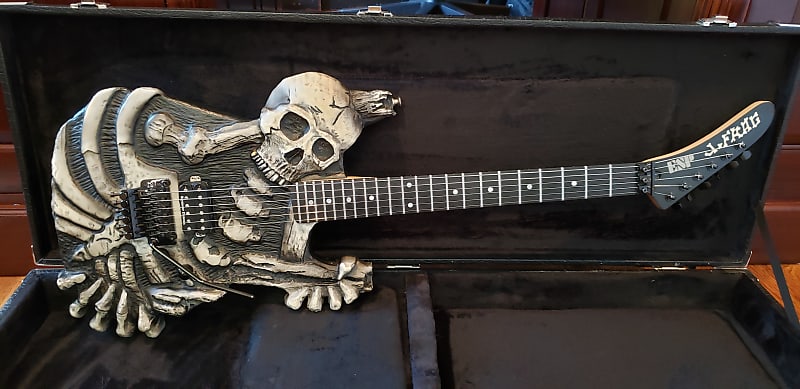 CWG ESP Bones Custom Shop Guitar – George Lynch “Dem Bones”, | Reverb