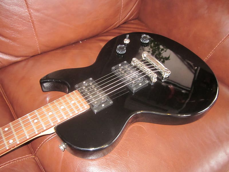 Cort CR50BK LP Style Electric Guitar Gloss Black | Reverb