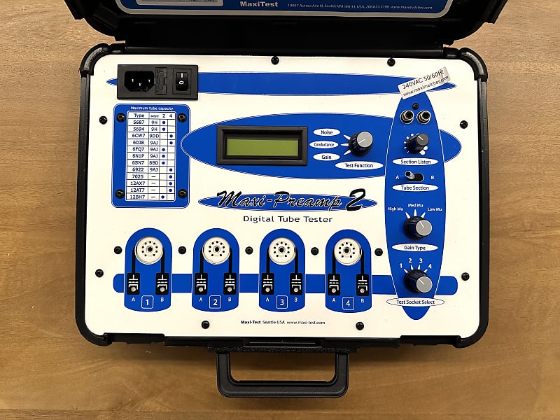 Maximatcher The MaxiPreamp II Digital Tube Tester | Reverb