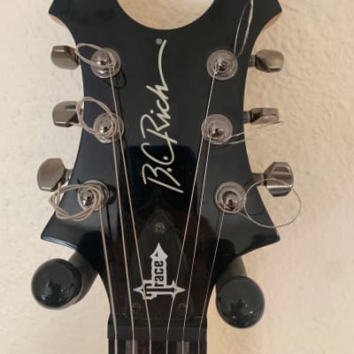 B.C. Rich Trace Warbeast 2009 Black and Silver w/ original | Reverb
