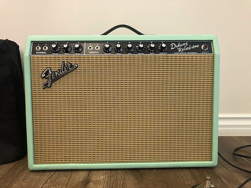 Fender Limited Edition '65 Deluxe Reverb Surf Green 22W 1x12 | Reverb