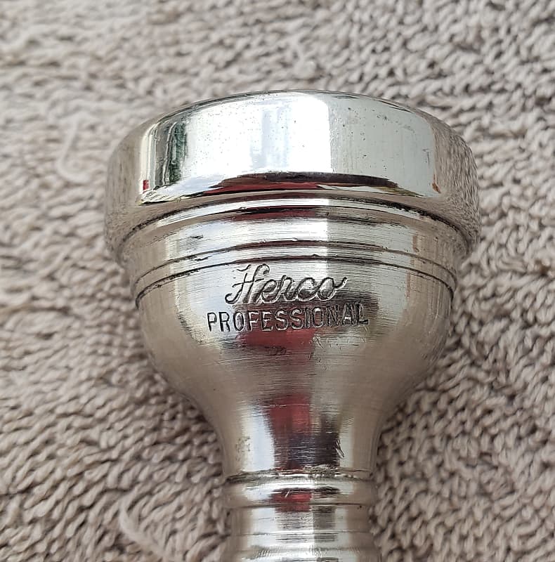 Herco Professional Trombone mouthpiece 7c Replated | Reverb
