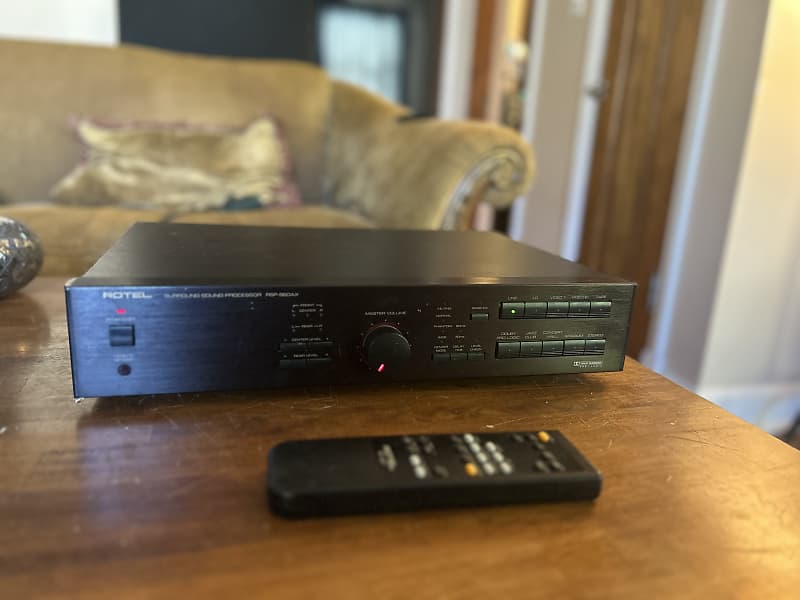Rotel RSP-960AX surround processor preamp with remote - Black | Reverb
