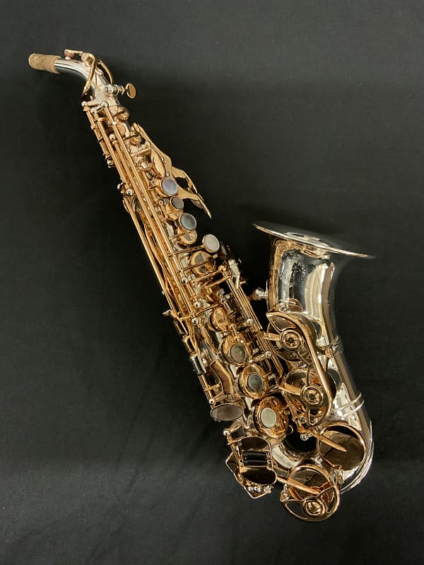 Dakota SDSC-909 Curved Soprano Saxophone Silver/Rose Gold | Reverb UK