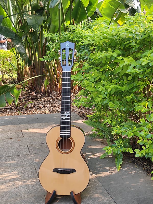 ku portorford cedar cuban mahogany custom tenor ukulele | Reverb